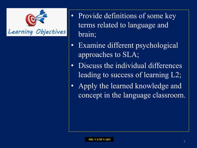 CH 4 The psychology of Second Language Acquisition.pptx | Brain and ...