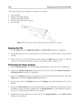 Surface Analysis Civil 3D using different tools | PDF