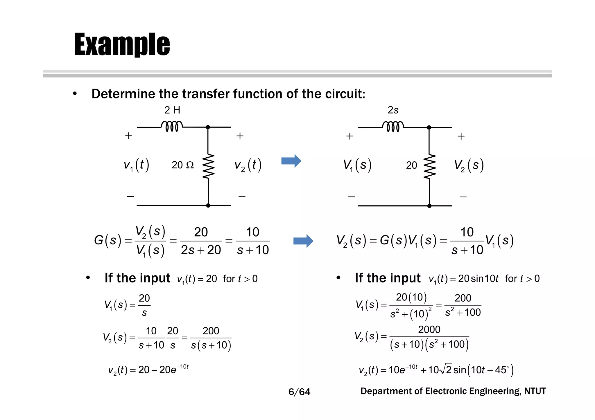 Circuit Network Analysis - [Chapter5] Transfer function, frequency response, and Bode plot | PDF