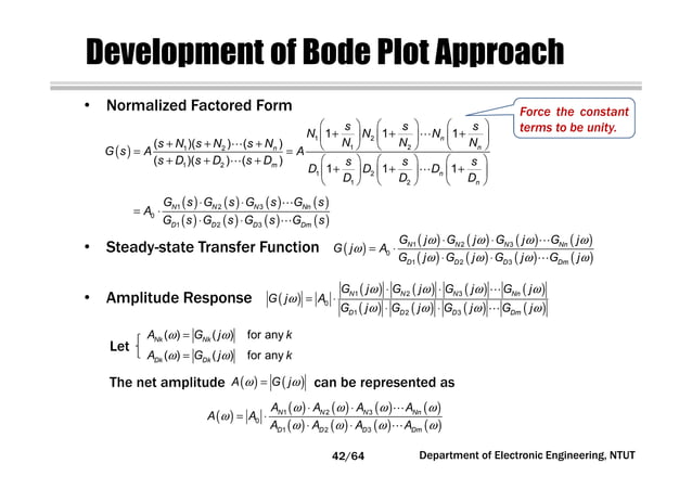 Circuit Network Analysis - [Chapter5] Transfer function, frequency response, and Bode plot | PDF