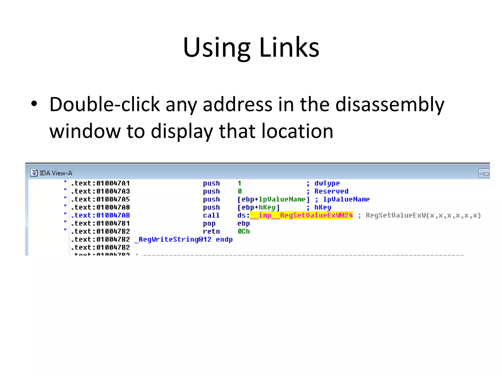 Practical Malware Analysis: Ch 5: IDA Pro | PPTX