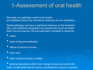 Ch5 orthodontic assessment Dentistry | PDF