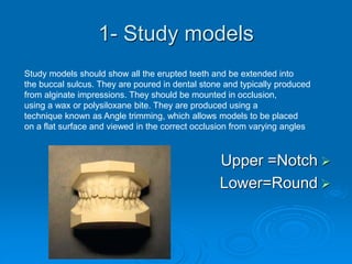 Ch5 orthodontic assessment Dentistry | PDF