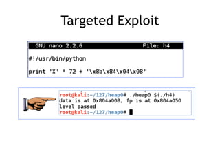 CNIT 127 Ch 5: Introduction to heap overflows | PPT