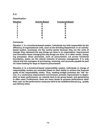 Chapter 5 Activity Based Management | PDF