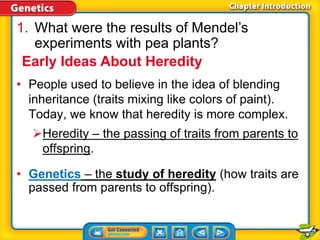 Ch 5.1 Mendel's Experiments with Peas | PPTX
