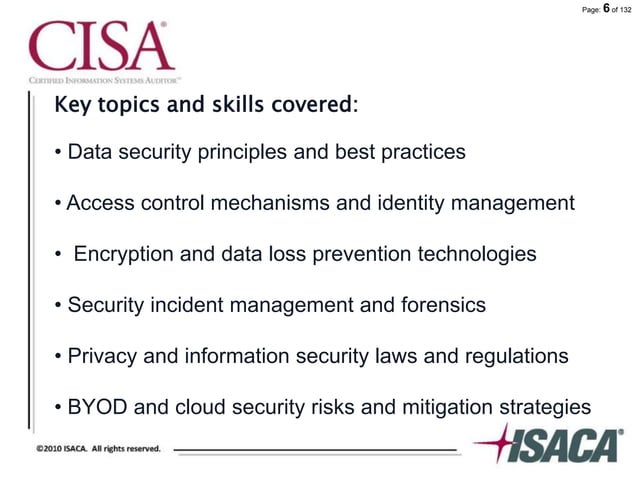 Ch5-20_CISA.ppt About CISA Certification | PPT