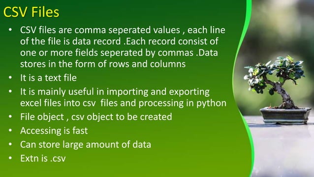 Cbse Class 12 Ch 5 File Handling Access Modecsv Binary File Pptx Programming
