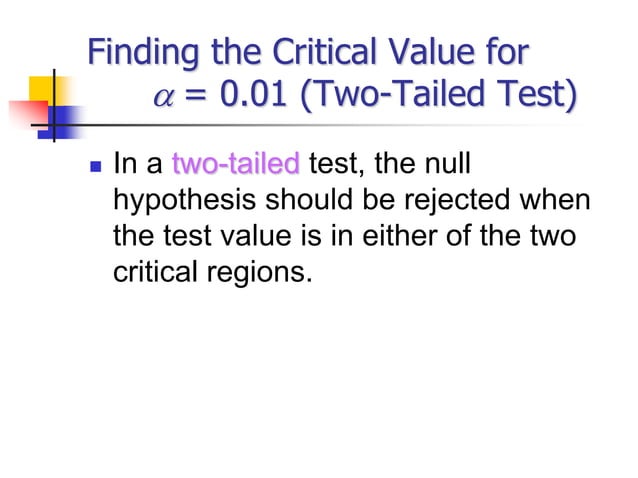 Ch5 Hypothesis Testing | PPT