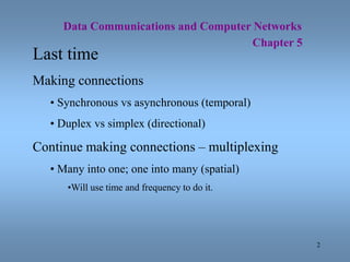 Multiplexing | PPT | Computer Networking | Computing
