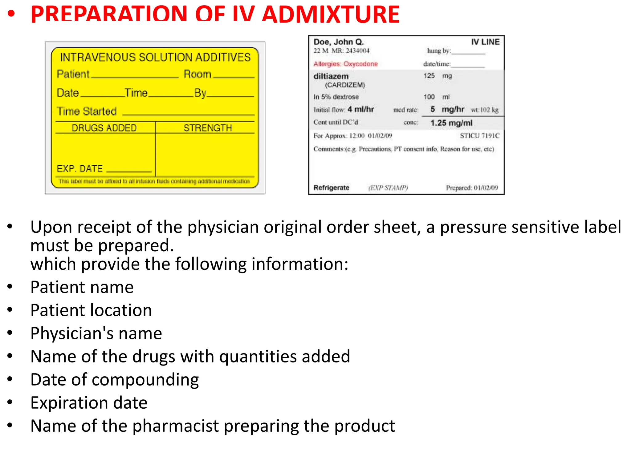 Ch 5. Compounding in hospital.pptx hospital | PPTX