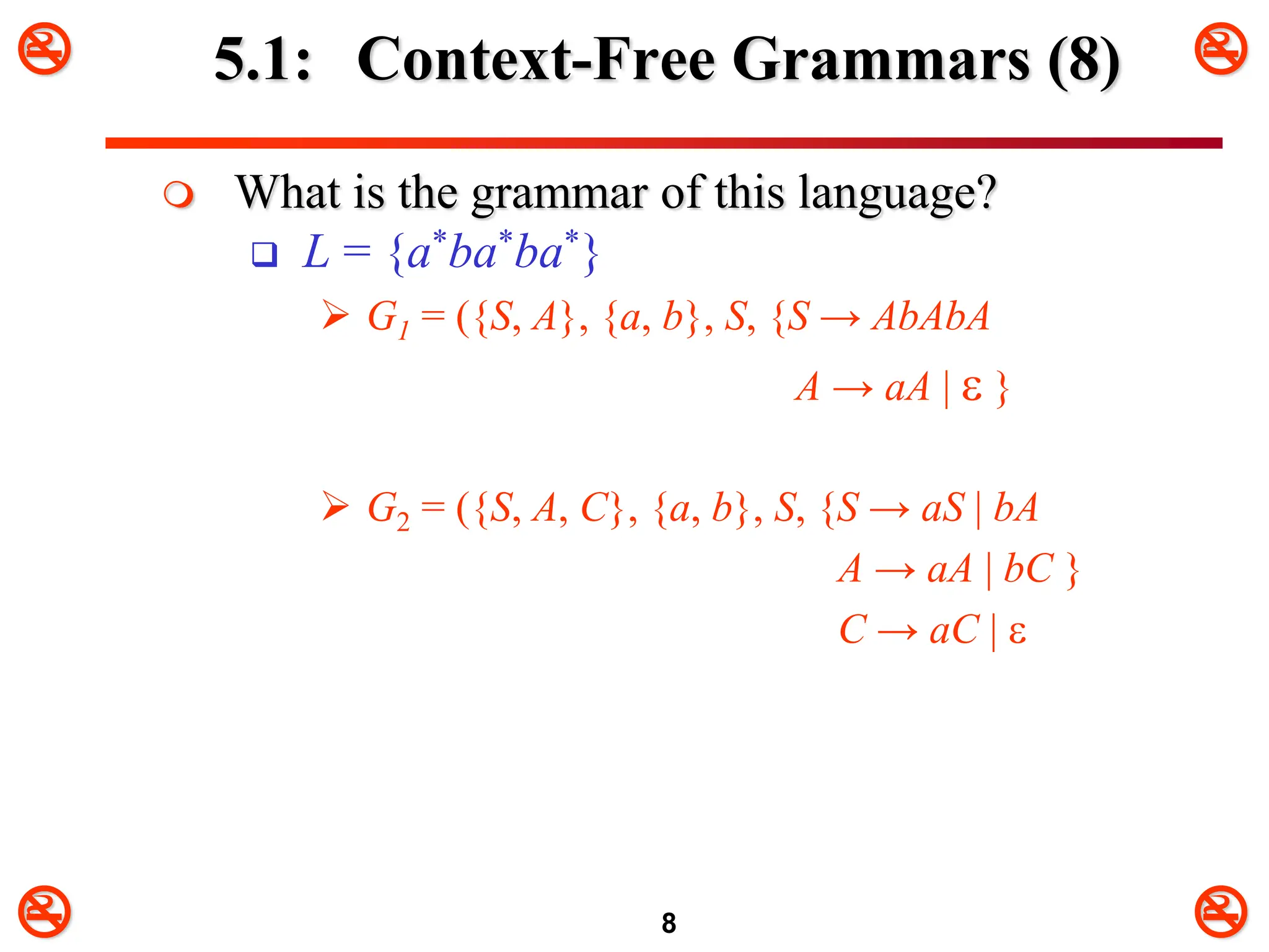 context free grammars automata therory and compiler design | PPT context free grammars automata therory and compiler design | PPT