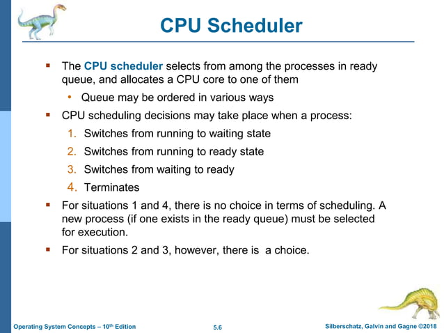 ch5.pptx CUP Scheduling and its details in OS | PPT