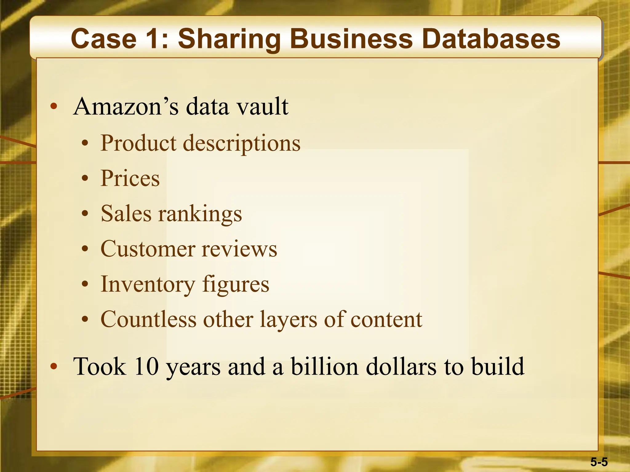 ch 5 Data Resource Management Data Resource Management .ppt