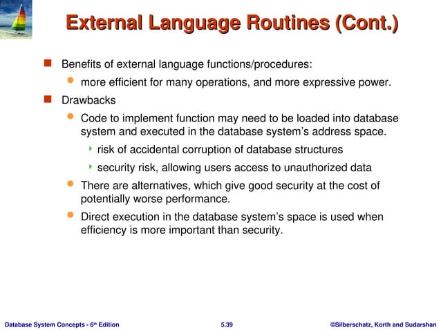 Database Management Systems Presentation Ch5ppt