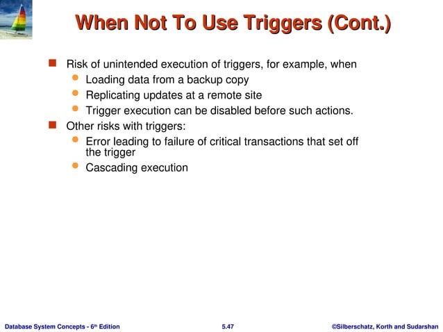 Database Management Systems Presentation Ch5ppt