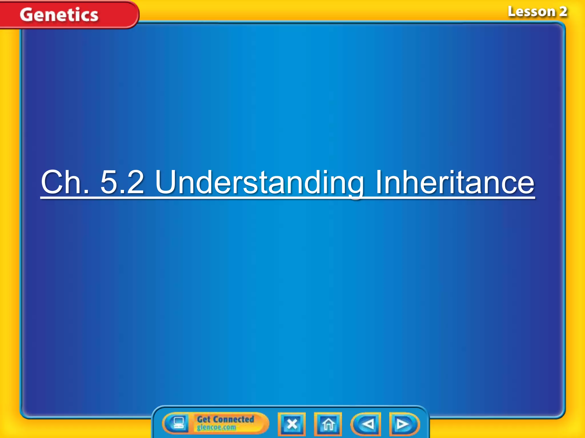 Ch 5 2 understanding inheritance (k) | PPT