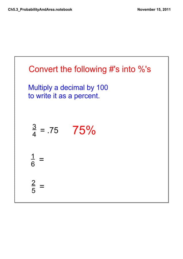 Ch5.3 Probability and Area | PDF