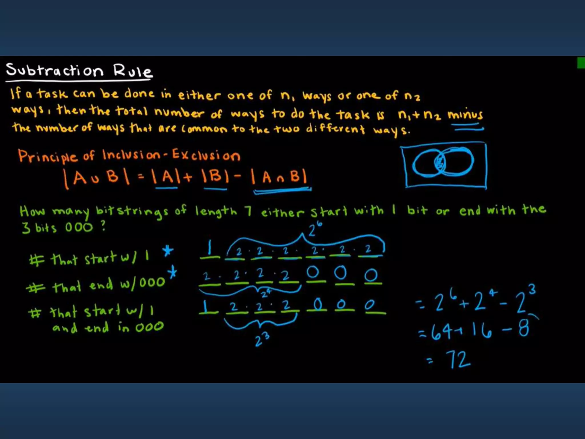 Discrete Math Ch5 counting + proofs | PPT