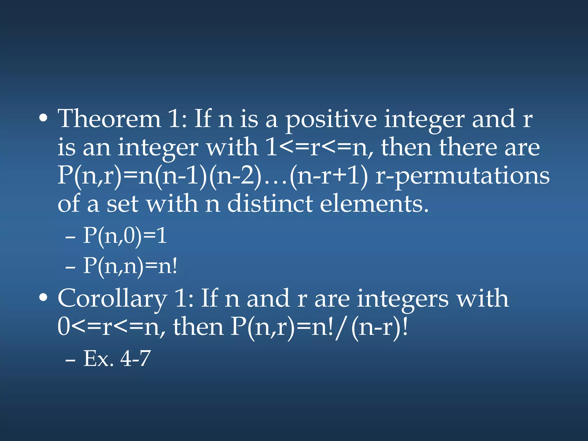 Discrete Math Ch5 counting + proofs | PPT