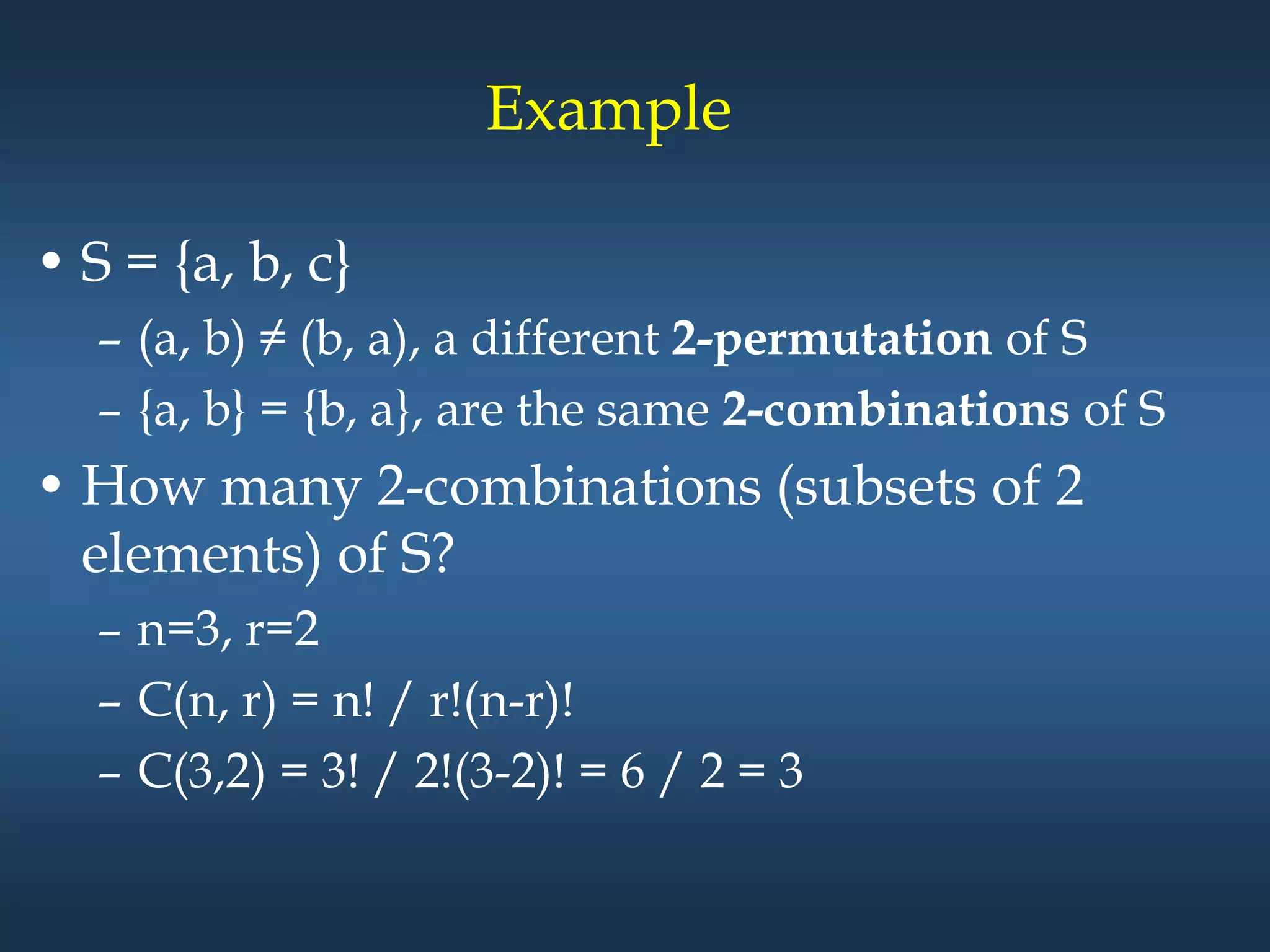 Discrete Math Ch5 counting + proofs | PPT
