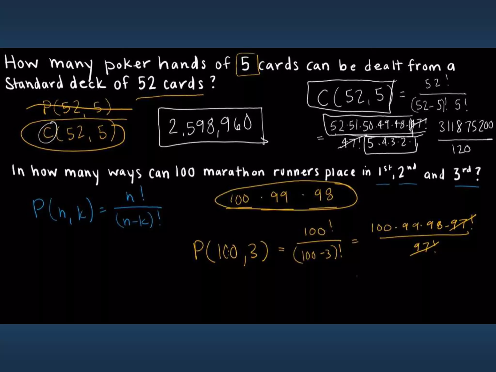 Discrete Math Ch5 counting + proofs | PPT