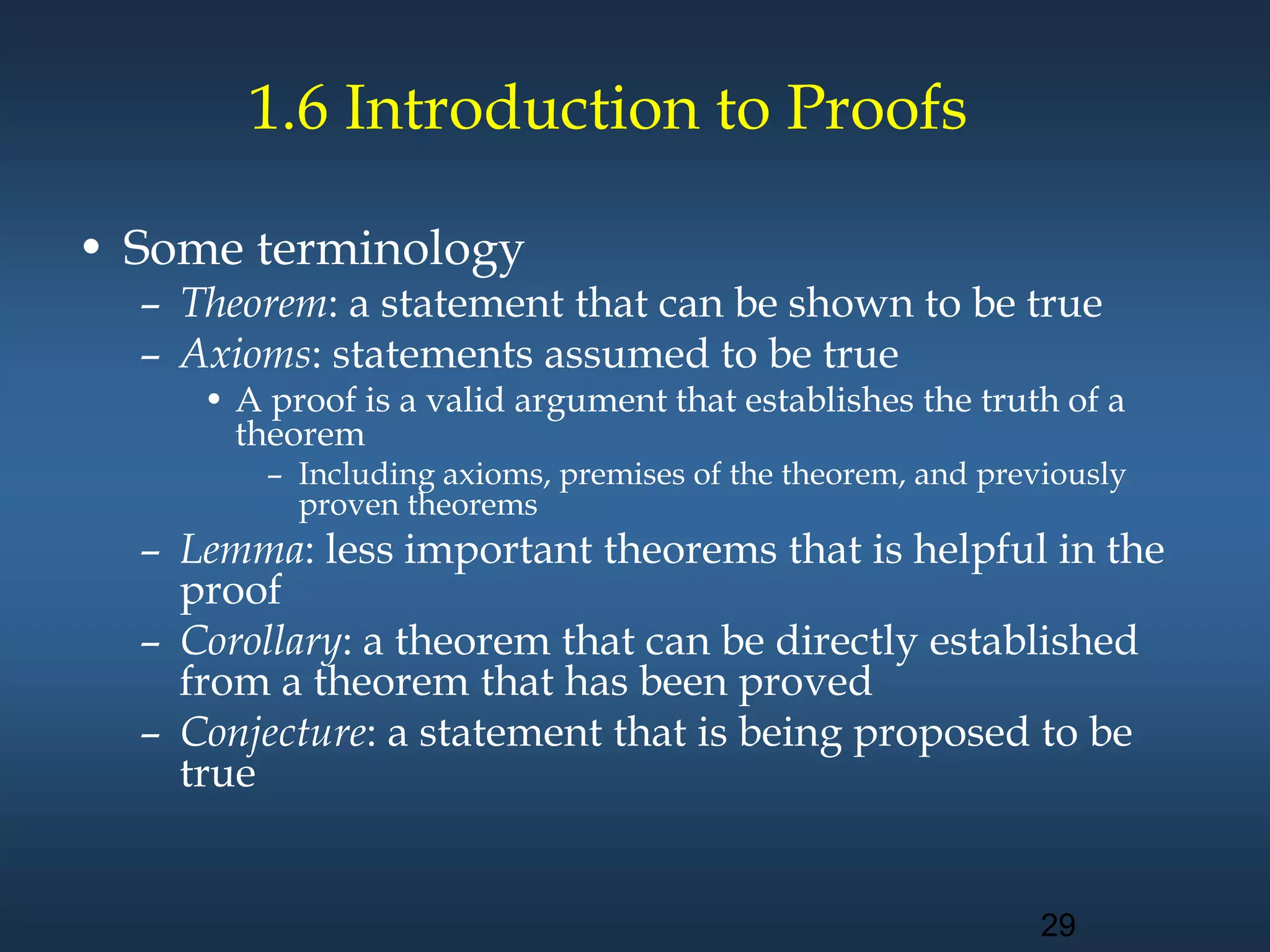 Discrete Math Ch5 counting + proofs | PPT