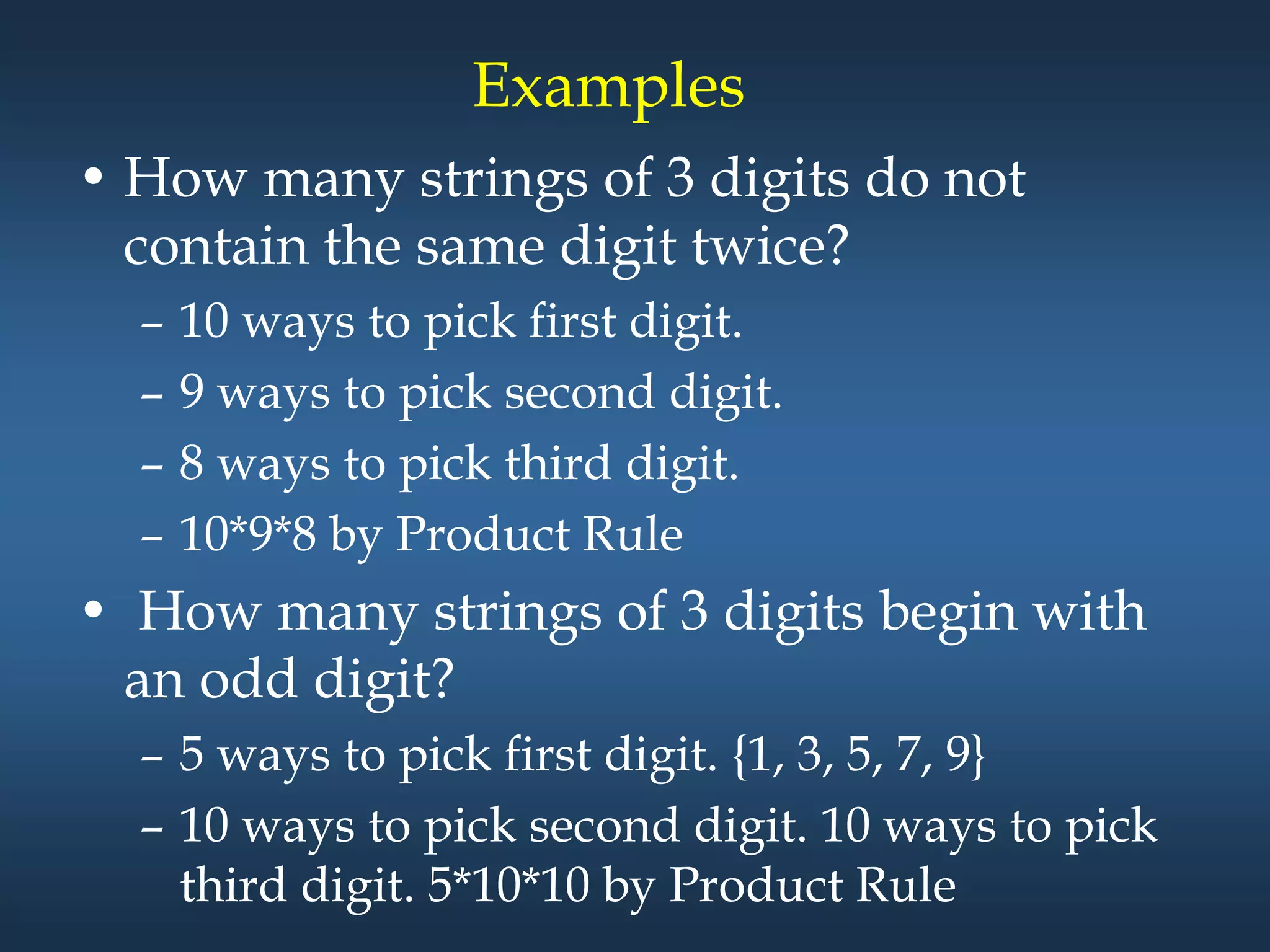 Discrete Math Ch5 counting + proofs | PPT