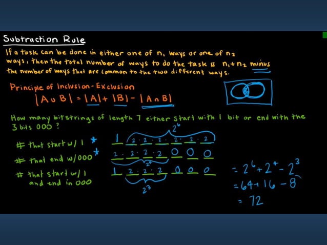 Discrete Math Ch5 counting + proofs | PPT