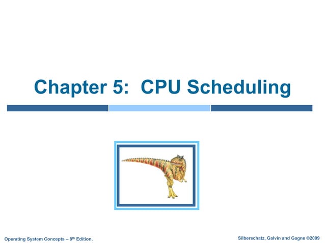 Ch5 cpu-scheduling | PPT