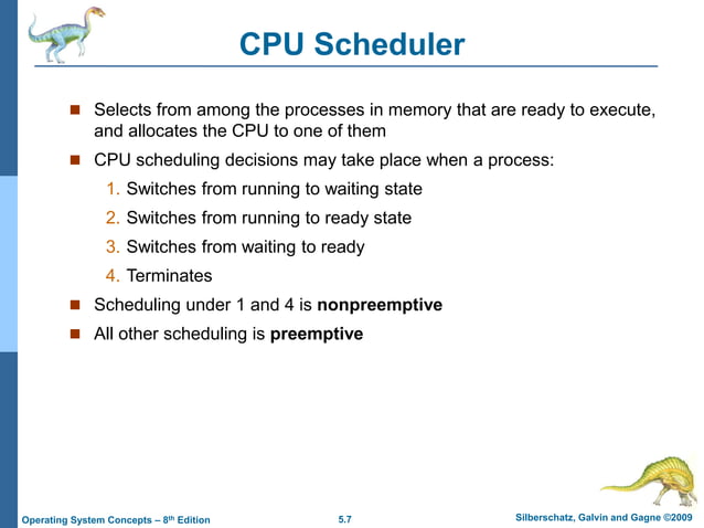 Ch5 cpu-scheduling | PPT