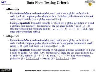Ch5-DataFlowTesting.ppt for ug ii year exam | PPT