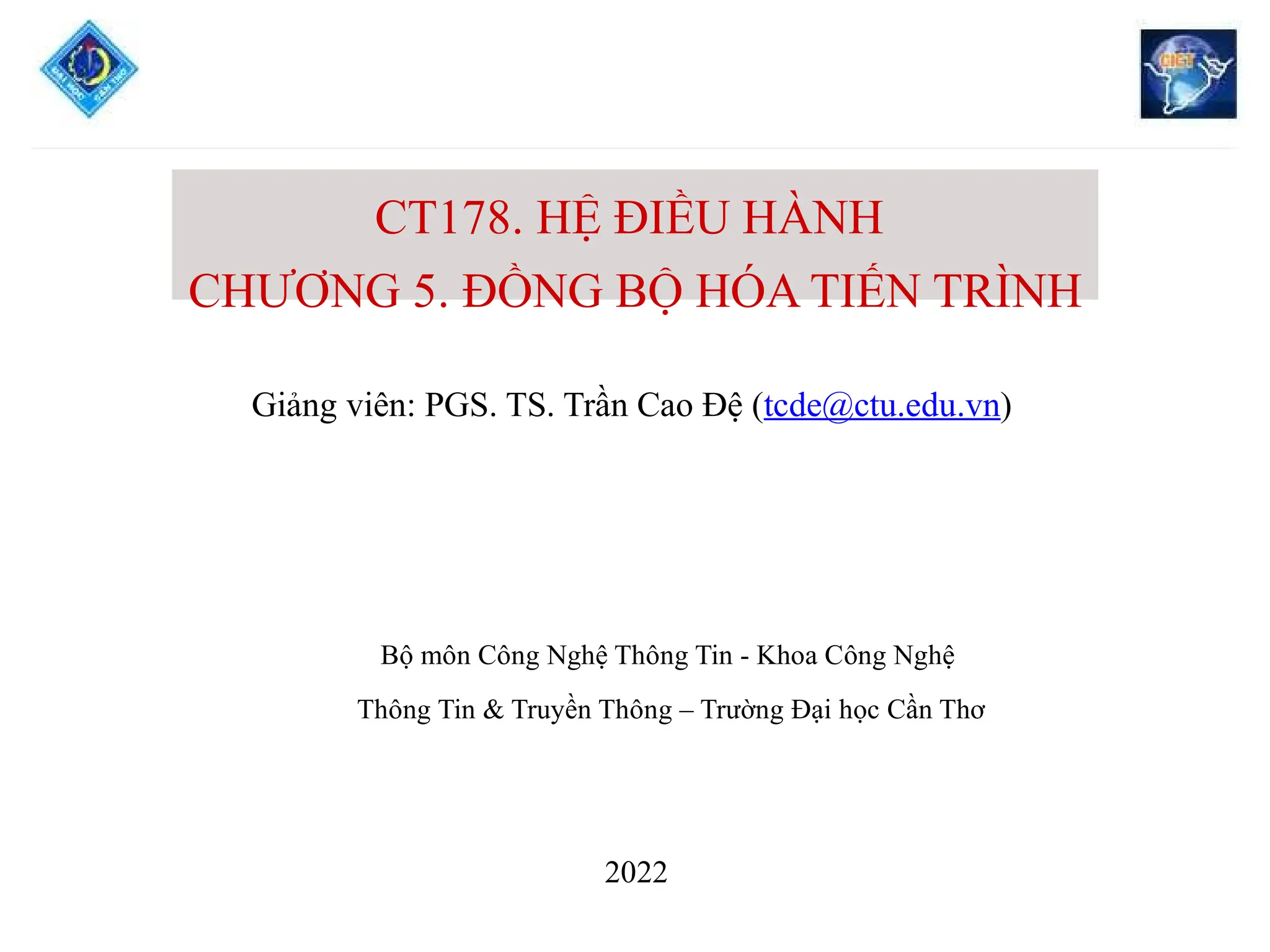 Ch5-Dong-bo-hoa-tien-trinh.pptxb x dctdycdt | PPTX