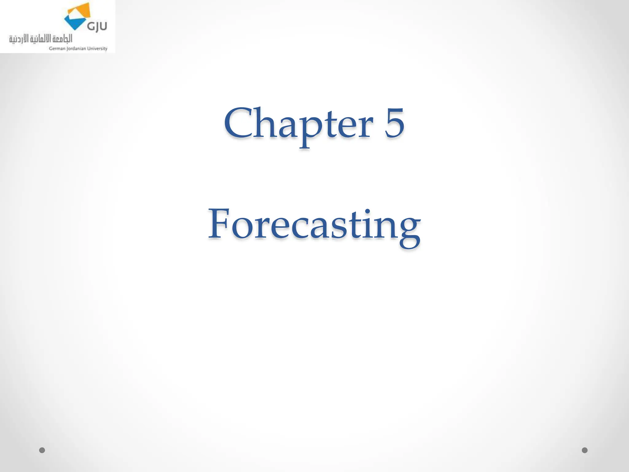 Ch5 - Forecasting in marketing engineering | PPT
