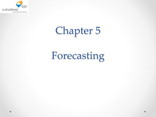 Ch5 - Forecasting in marketing engineering | PPT