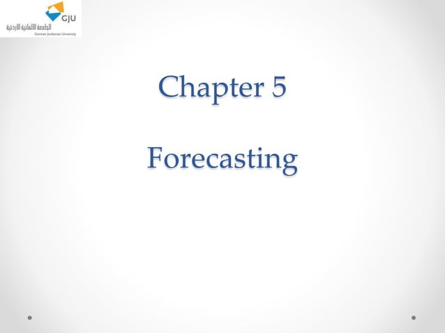 Ch5 - Forecasting in marketing engineering | PPT