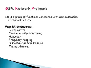 Ch5 gsm network protocols | PPT