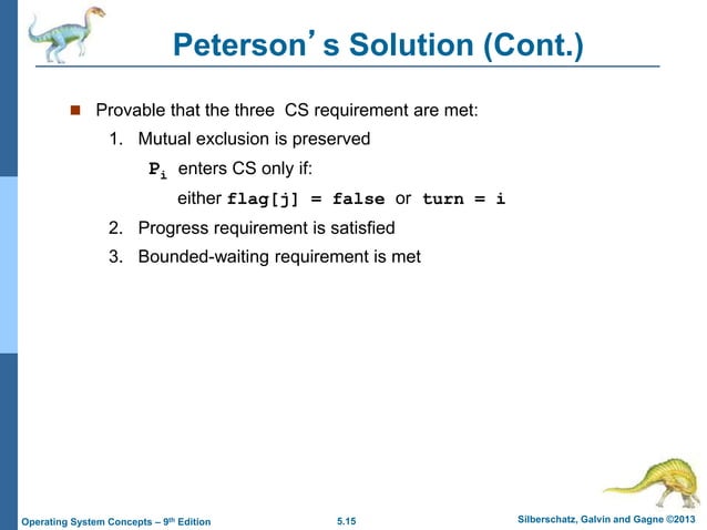 Operating System Process Synchronization Ppt 1643