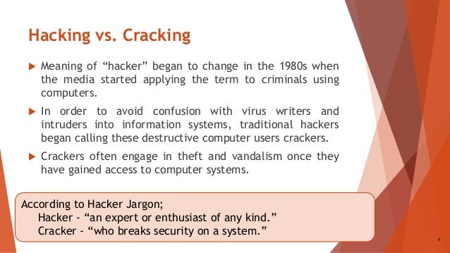 Difference between hacker and cracker ppt - polechips