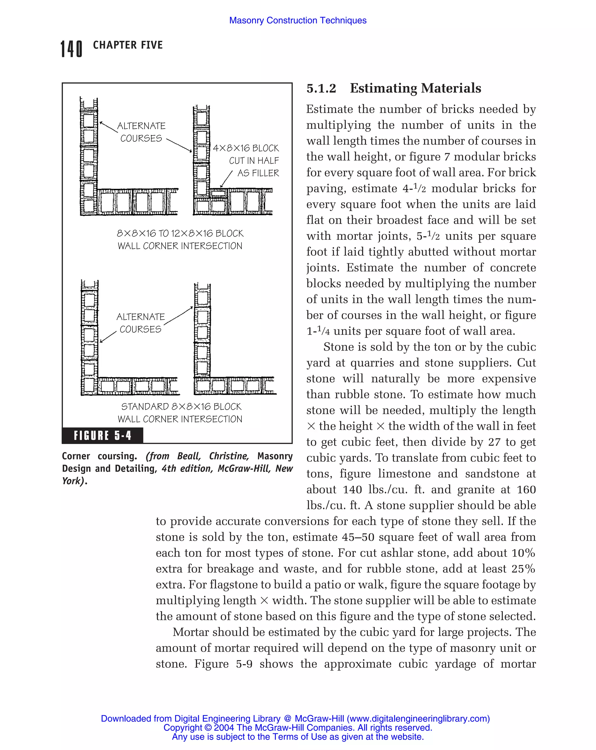 Ch5 masonry construction | PDF | Civil Engineering Industry | Industries