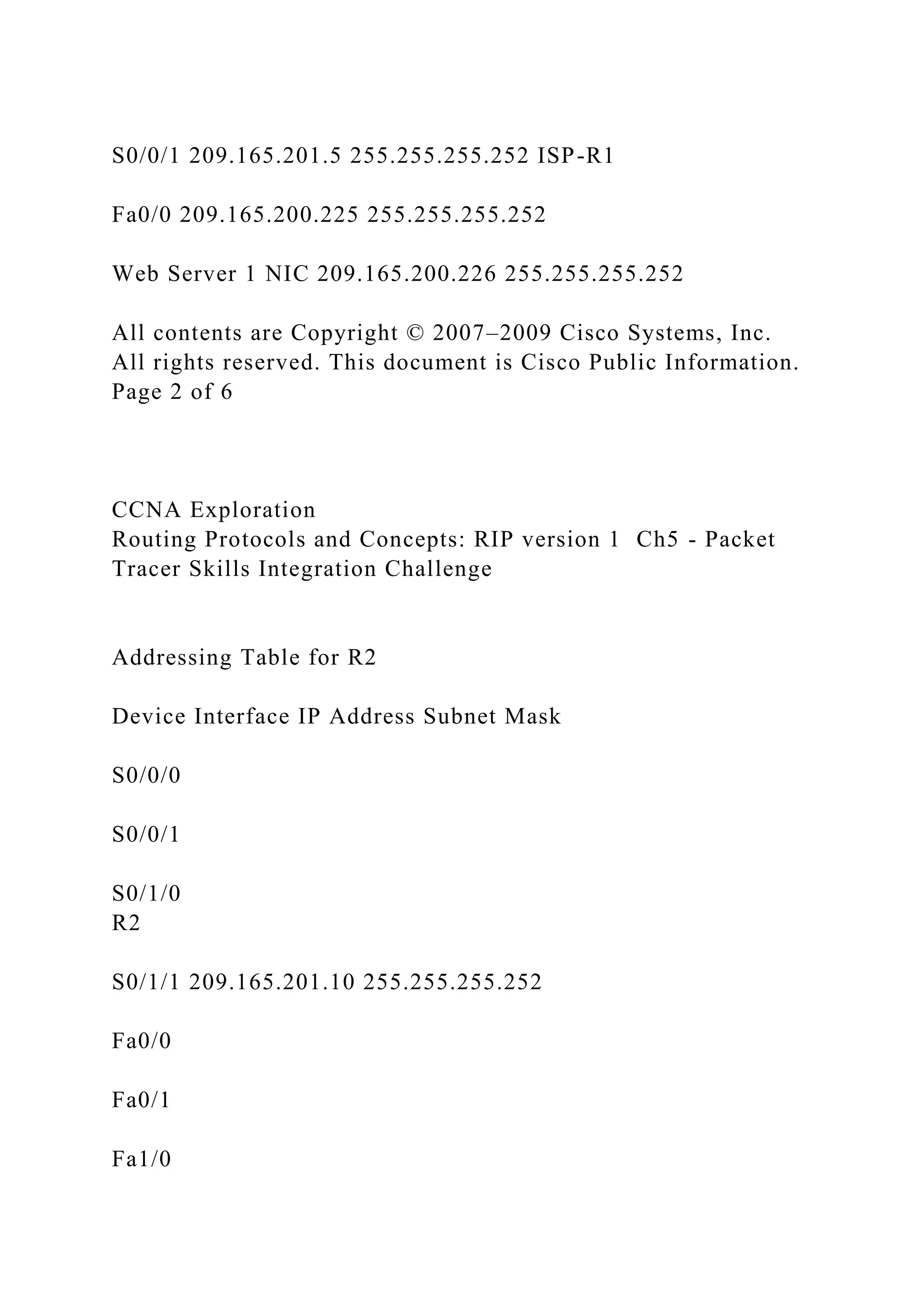 Ch5 - Packet Tracer Skills Integration Instructions To.docx