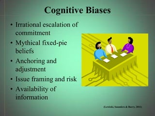 Negotiation: Perception, Cognition & Emotion | PPTX