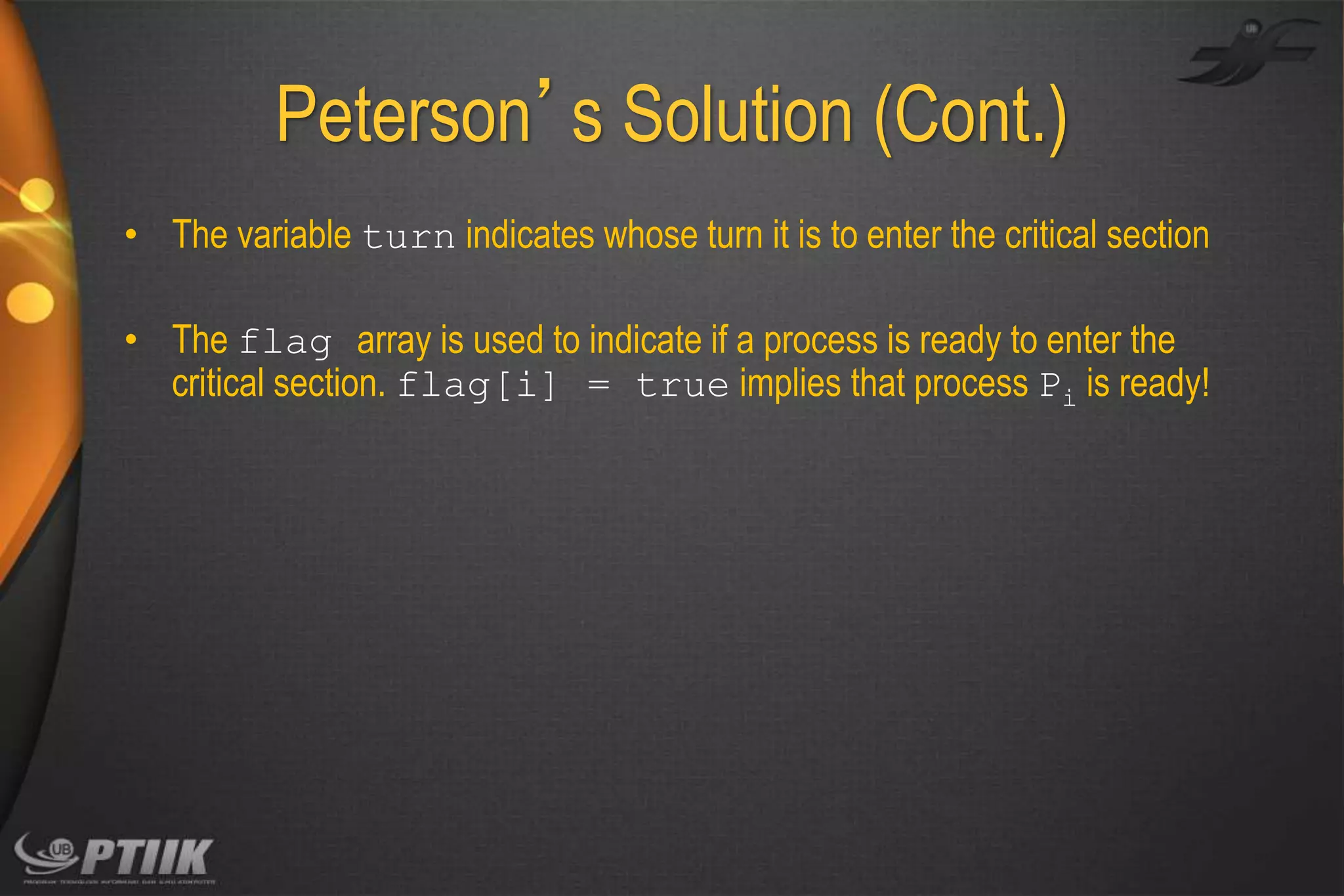 Ch5 process synchronization | PDF | Operating Systems | Computer Software and Applications