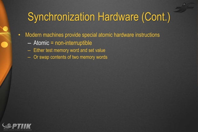 Ch5 Process Synchronization Pdf Operating Systems Computer Software And Applications