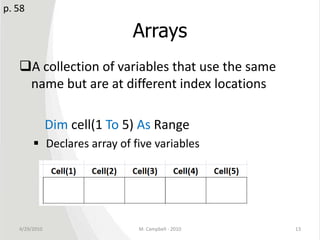 Unit 5: Variables | PPT