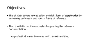 Software Documentation - writing to support - references | PPT