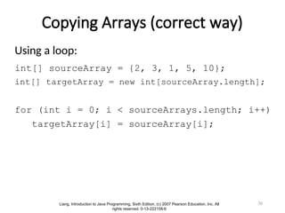 Capitulo 1 de java array unidimensionales | PPT