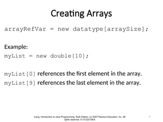 Capitulo 1 de java array unidimensionales | PPT