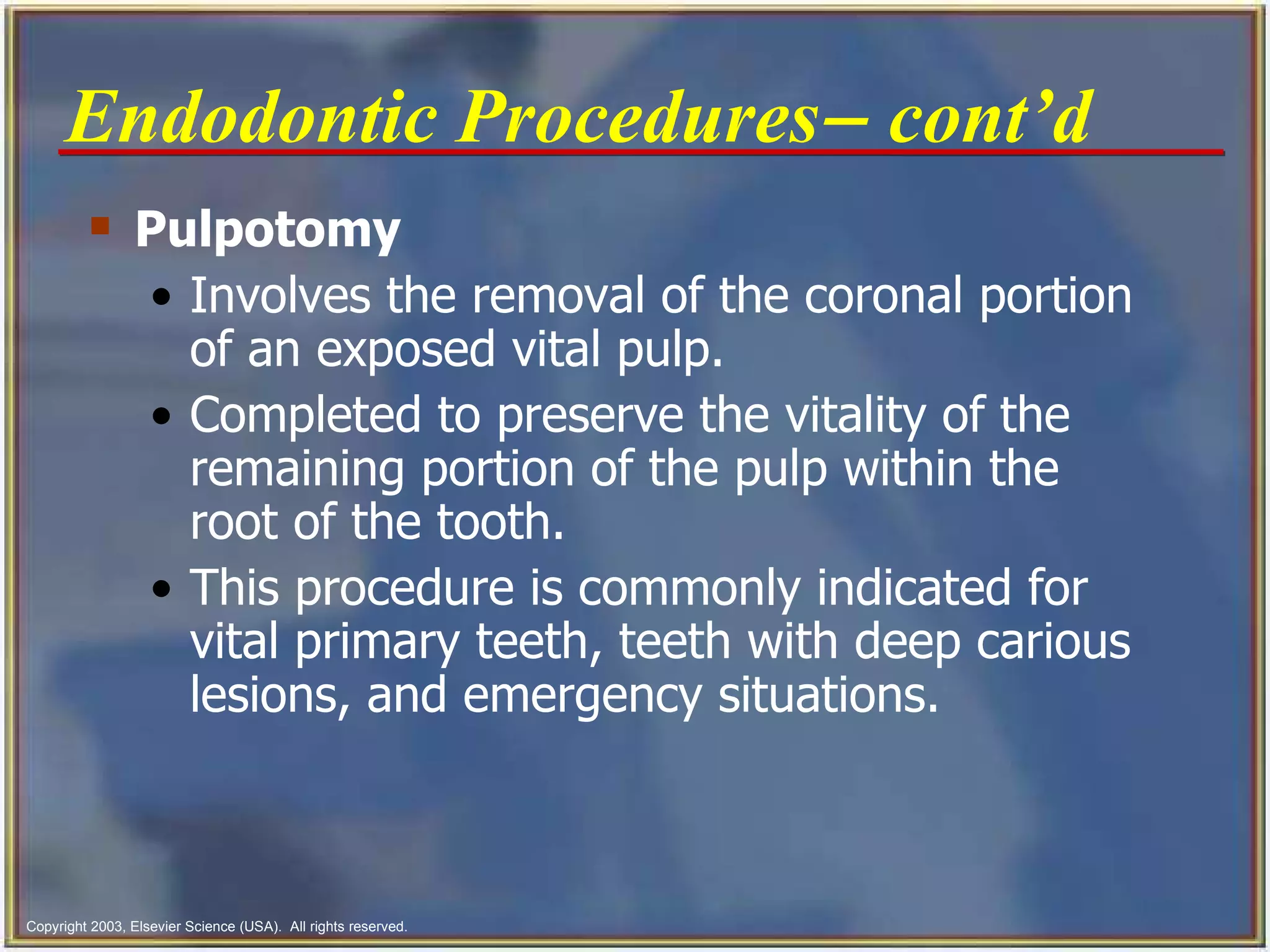 endodontics | PPT