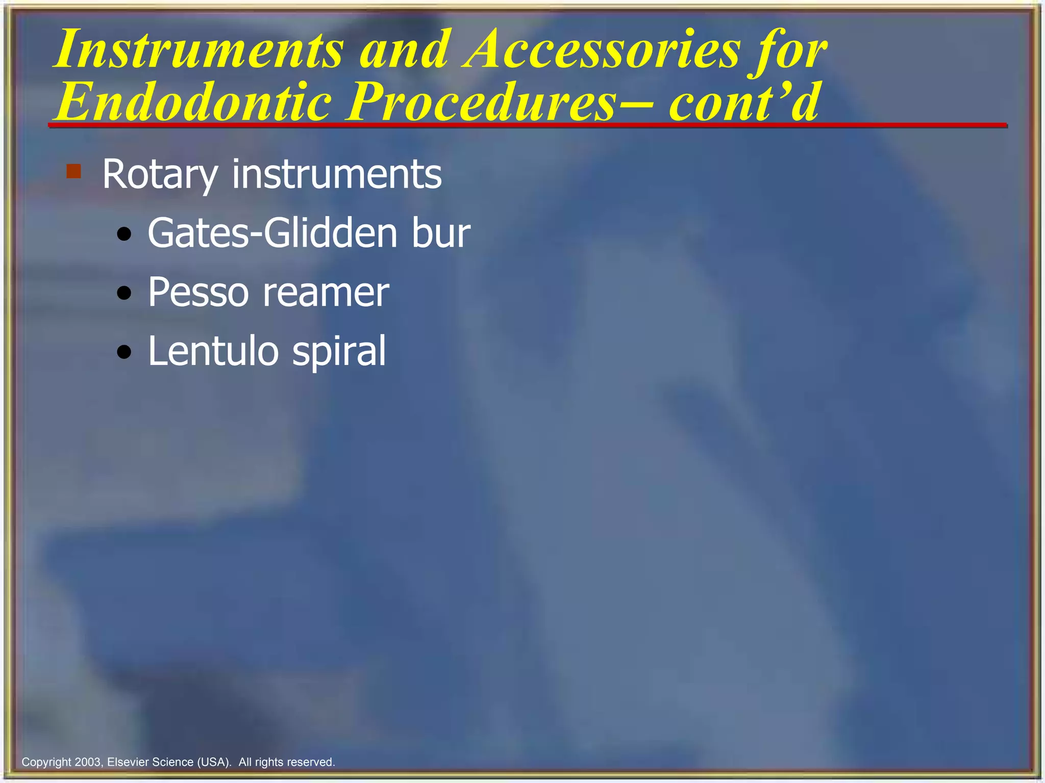 endodontics | PPT